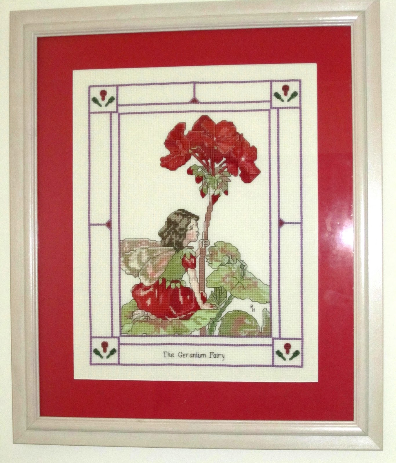 Gumleaf Stitch Designs: The Geranium Fairy