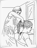 Gambar Mewarnai Rambut | Mewarnai Gambar