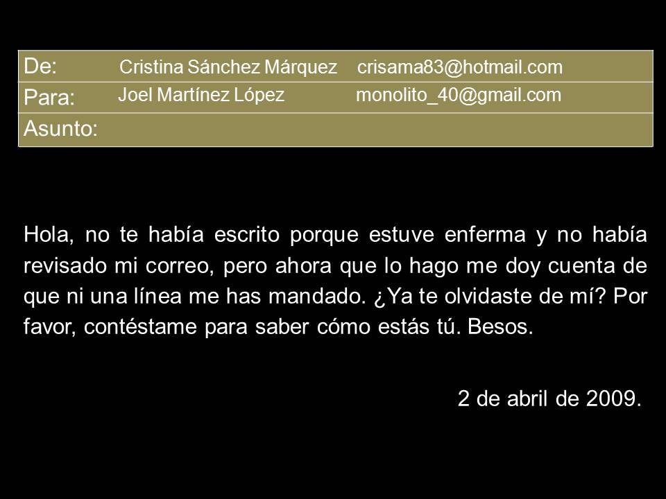 Elaborando Textos Personales: EJEMPLOS