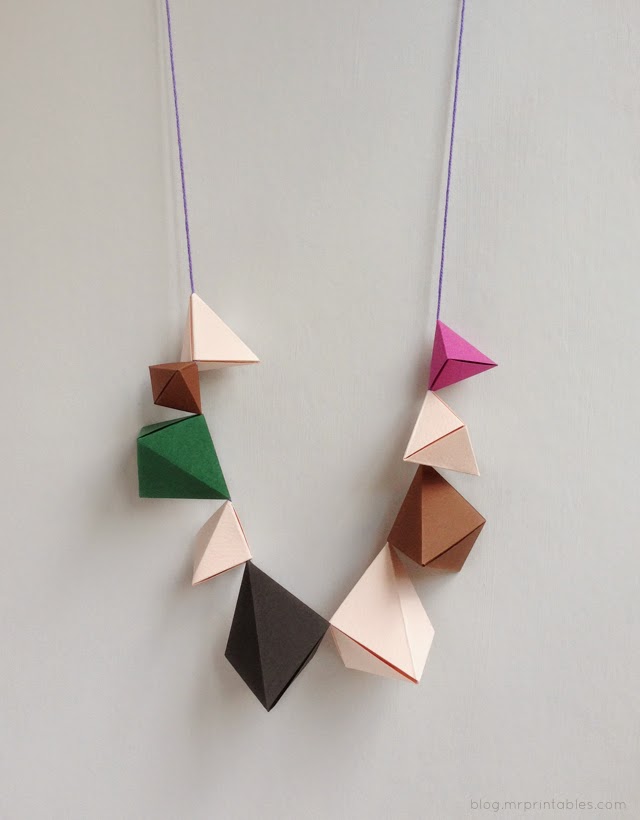 paper | necklace