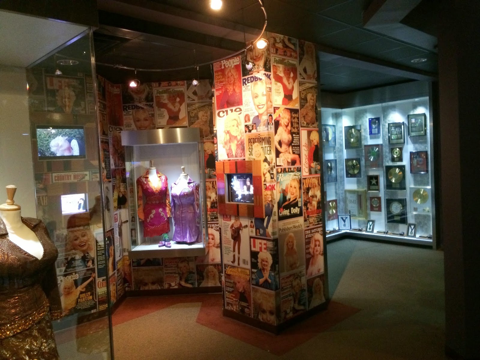 Inside the Dolly Parton Museum at Dollywood
