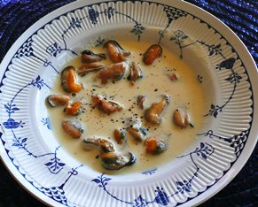 In en om die huis: Mosselsop