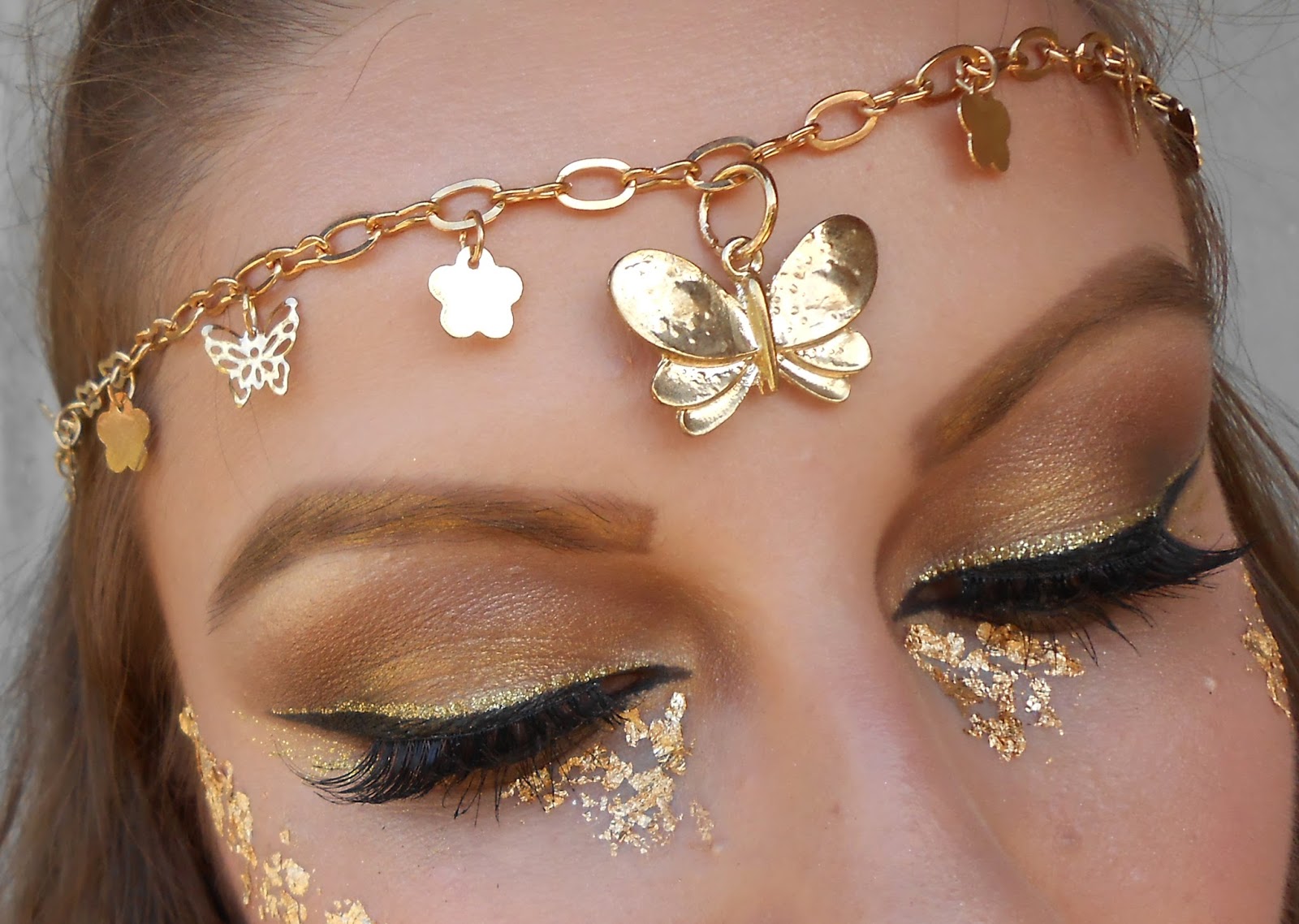 FOTD: Golden Goddess (Halloween Makeup) - Beauty of the suns