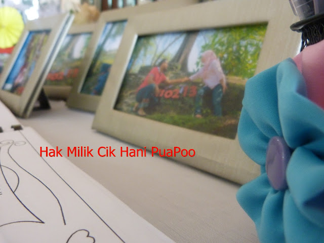 Blog Han: Cerita Kawen: Photo Frame and Decoration Guest Book Corner
