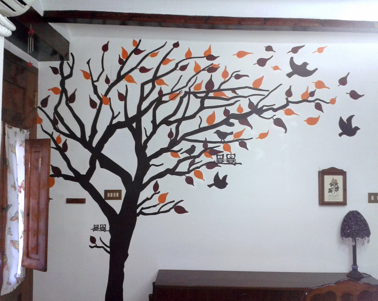 DIY. Mural "Árbol con hojas". | Geno. Diseño+Arte