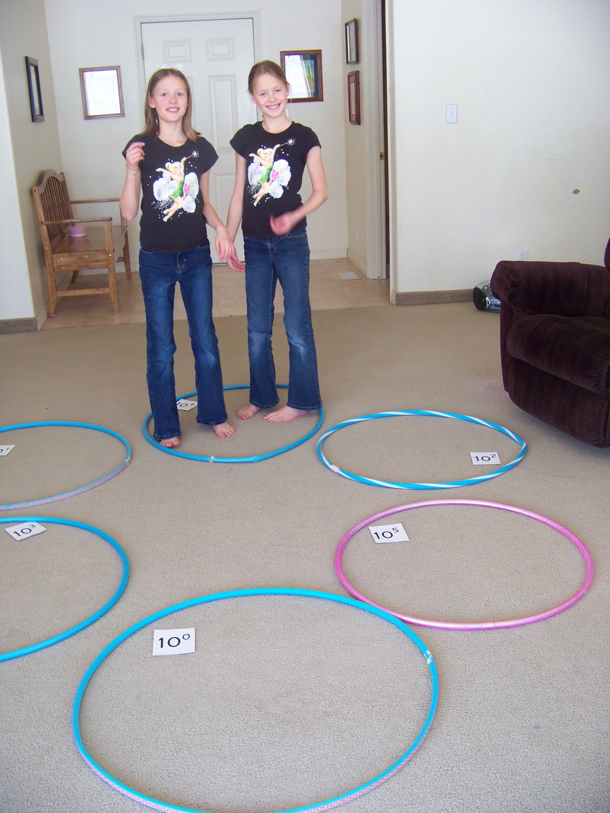Our Fun Homeschool: Jump the Hoops With Powers of Ten