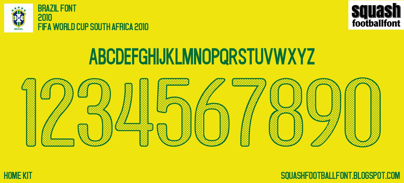 SFF: Brazil World Cup 2010 Font