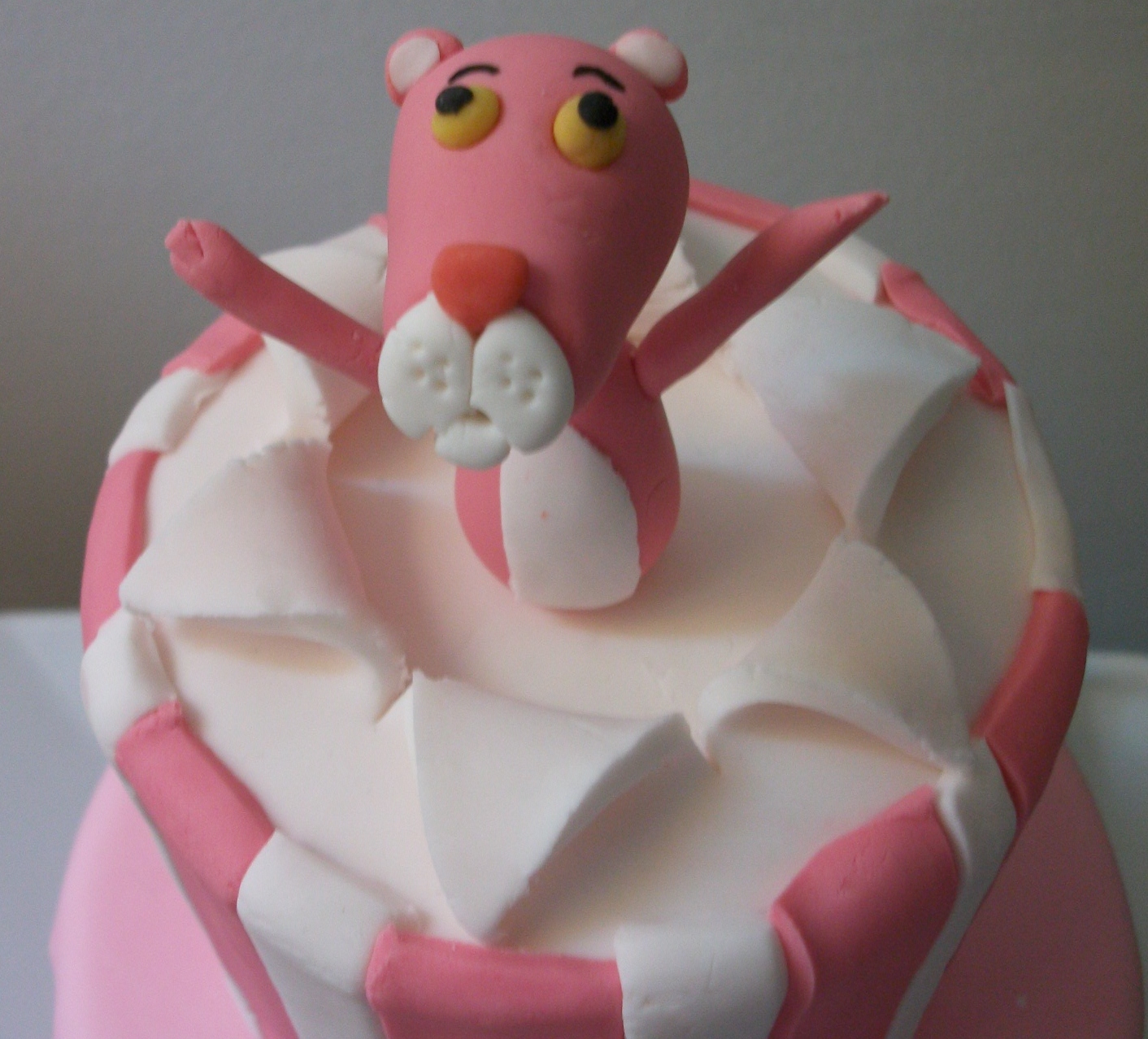 Escribiendo con Azúcar: Tarta Pantera Rosa