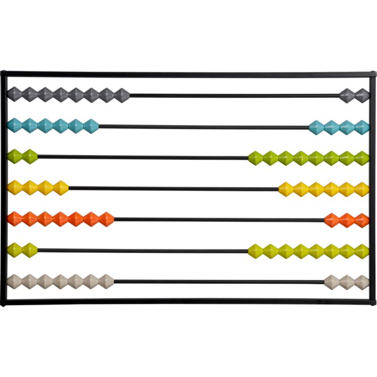 The Pink Chalkboard: Abacus and Square Root Wall Art
