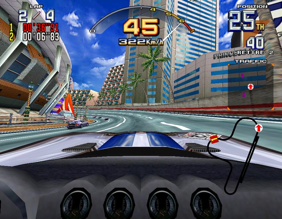The Videogames Museum: SCUD RACE / SEGA SUPER GT (ARCADE)