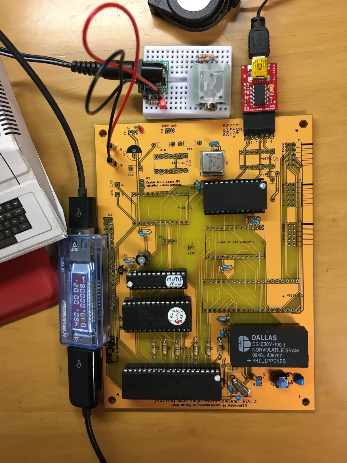 SBC6809をつくる: 2019