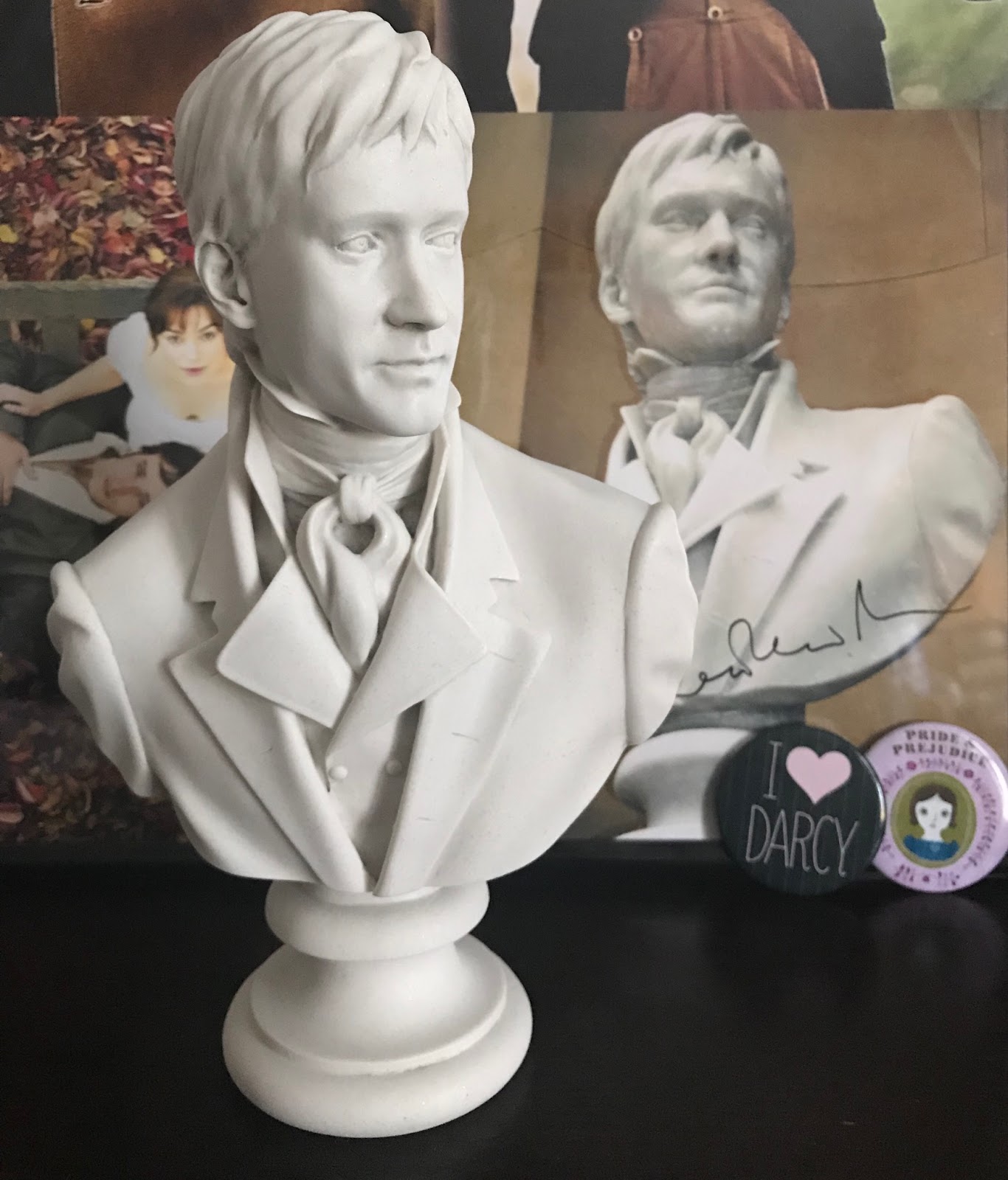Mr. Darcy bust from Pride & Prejudice 2005 film