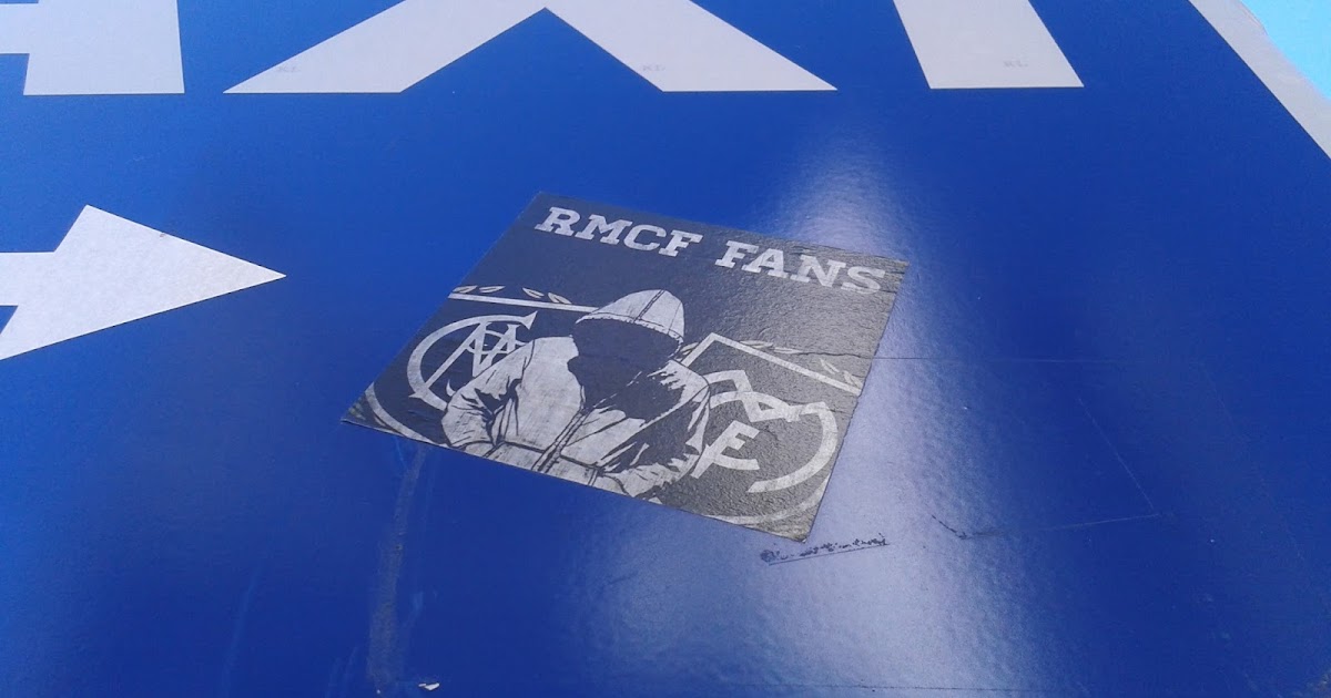 Pegatinas y Gradas: Pegatina RMCF FANS - Real Madrid