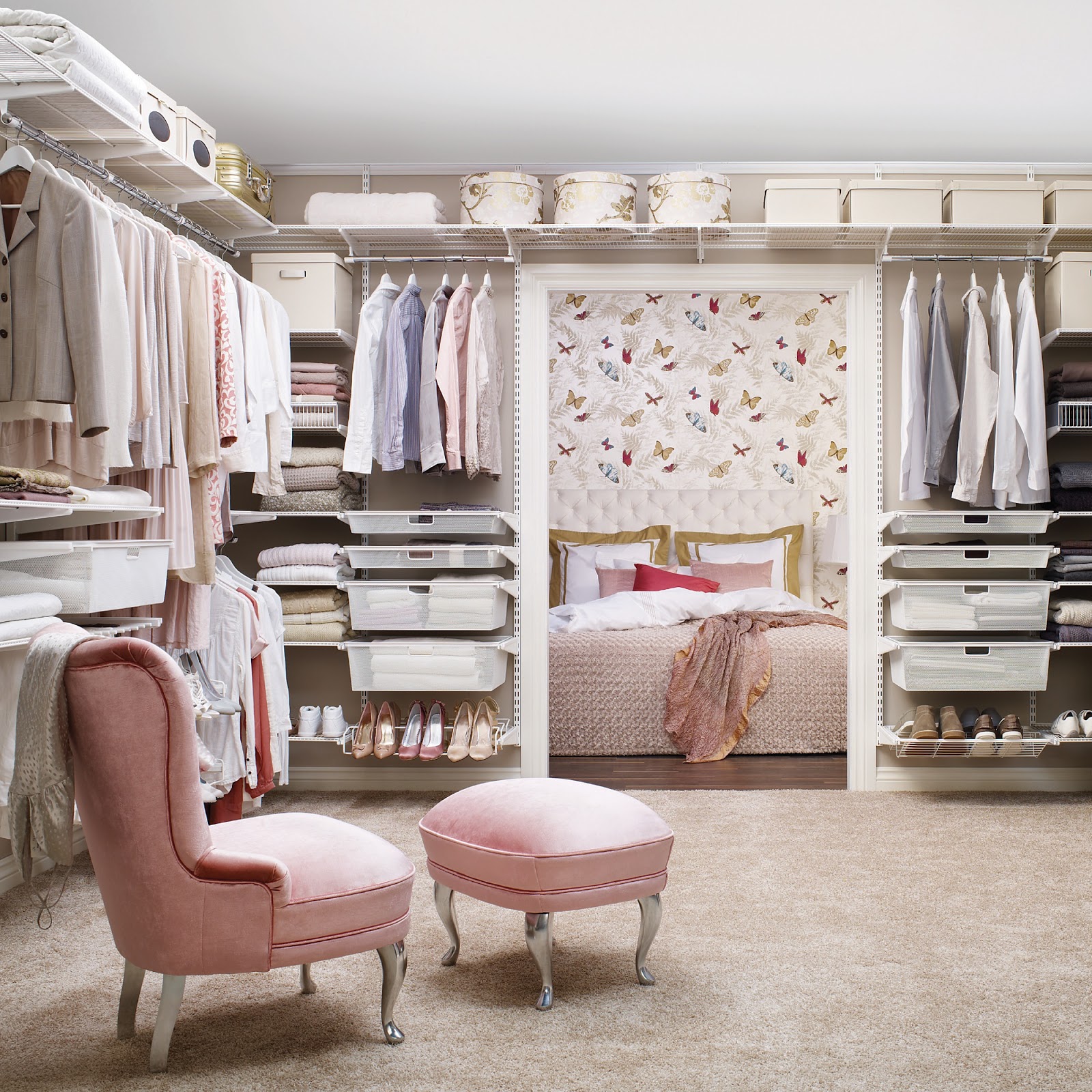 Not for boring: Vestidores de ropa y zapatos 1