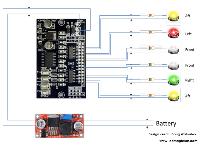LED Magician - LED Chaser, Sequencer & Running Lights modules: Projects ...