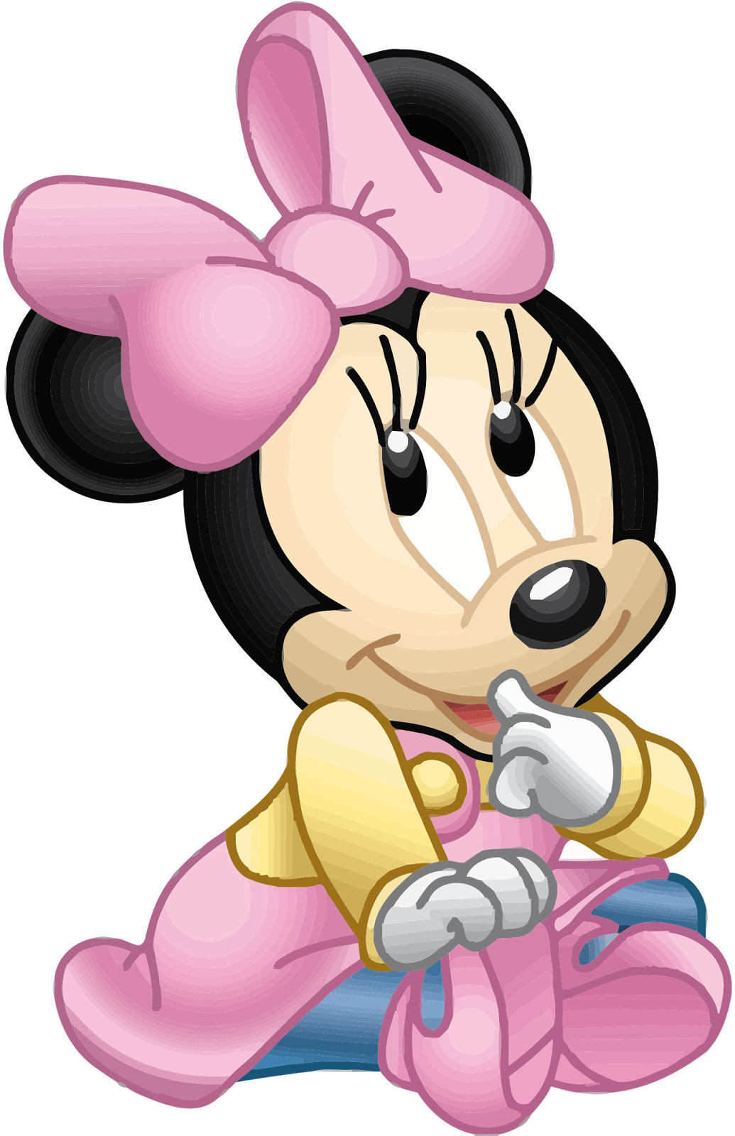 baby+minnie+vetor.png (1035×1600) | Mickey e minnie mouse, Filhote rato ...
