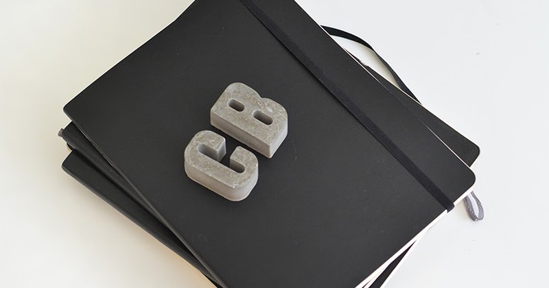 DIY concrete paperweights — Caroline Burke | Burkatron