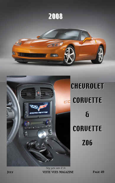 2008 Chevrolet Corvette & Corvette ZO6 Overview and Specs
