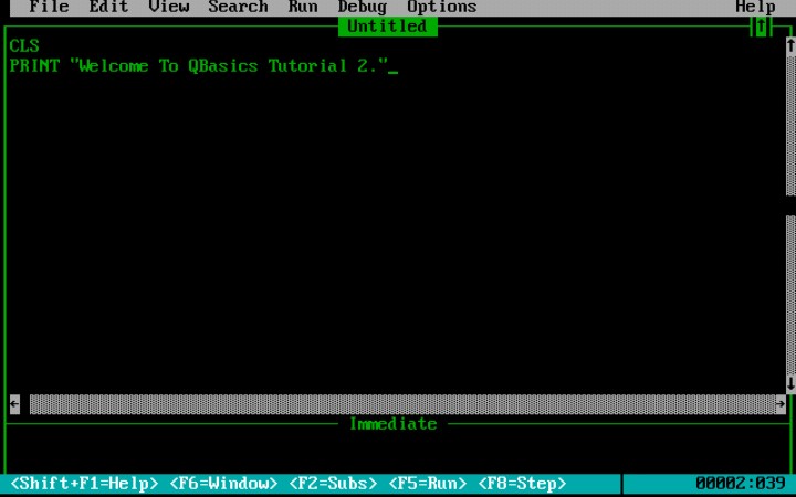 QBASIC TUTORIAL 2 - CLS ~ ELITCODE - Learning Starts Here