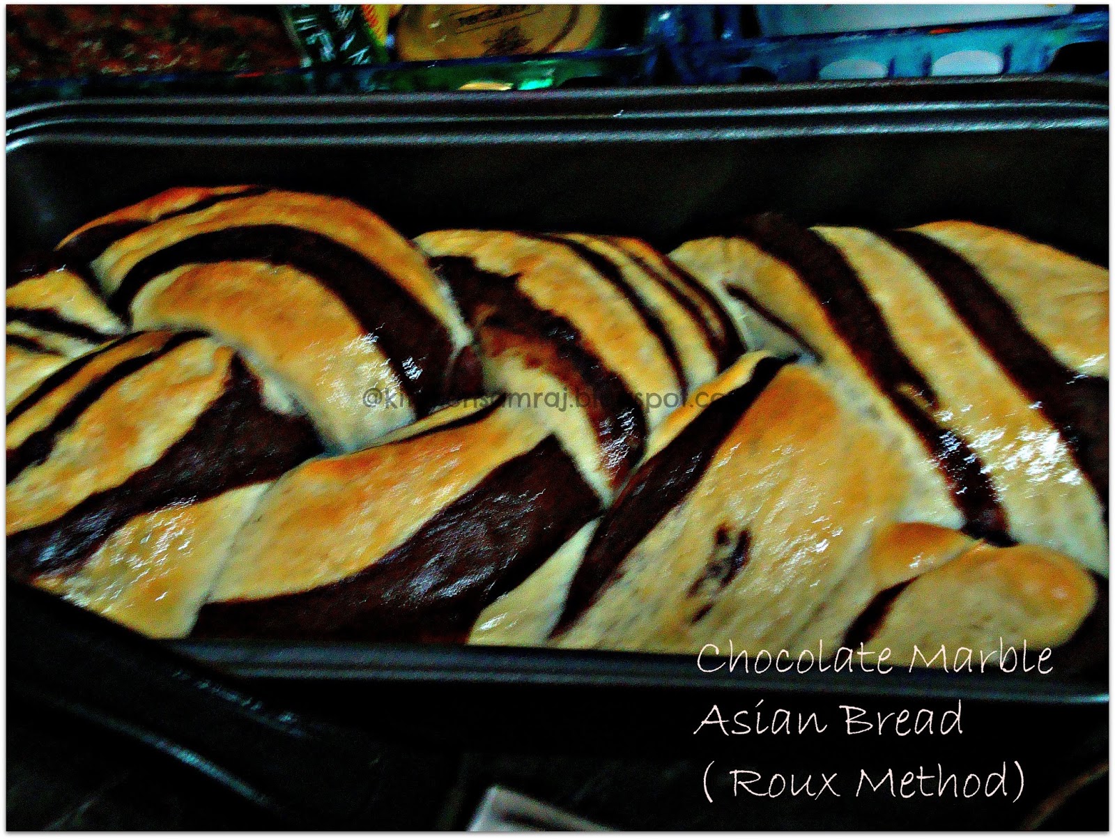 Chocolate Marble Asian Bread(Roux Method) | Kitchen Samraj!