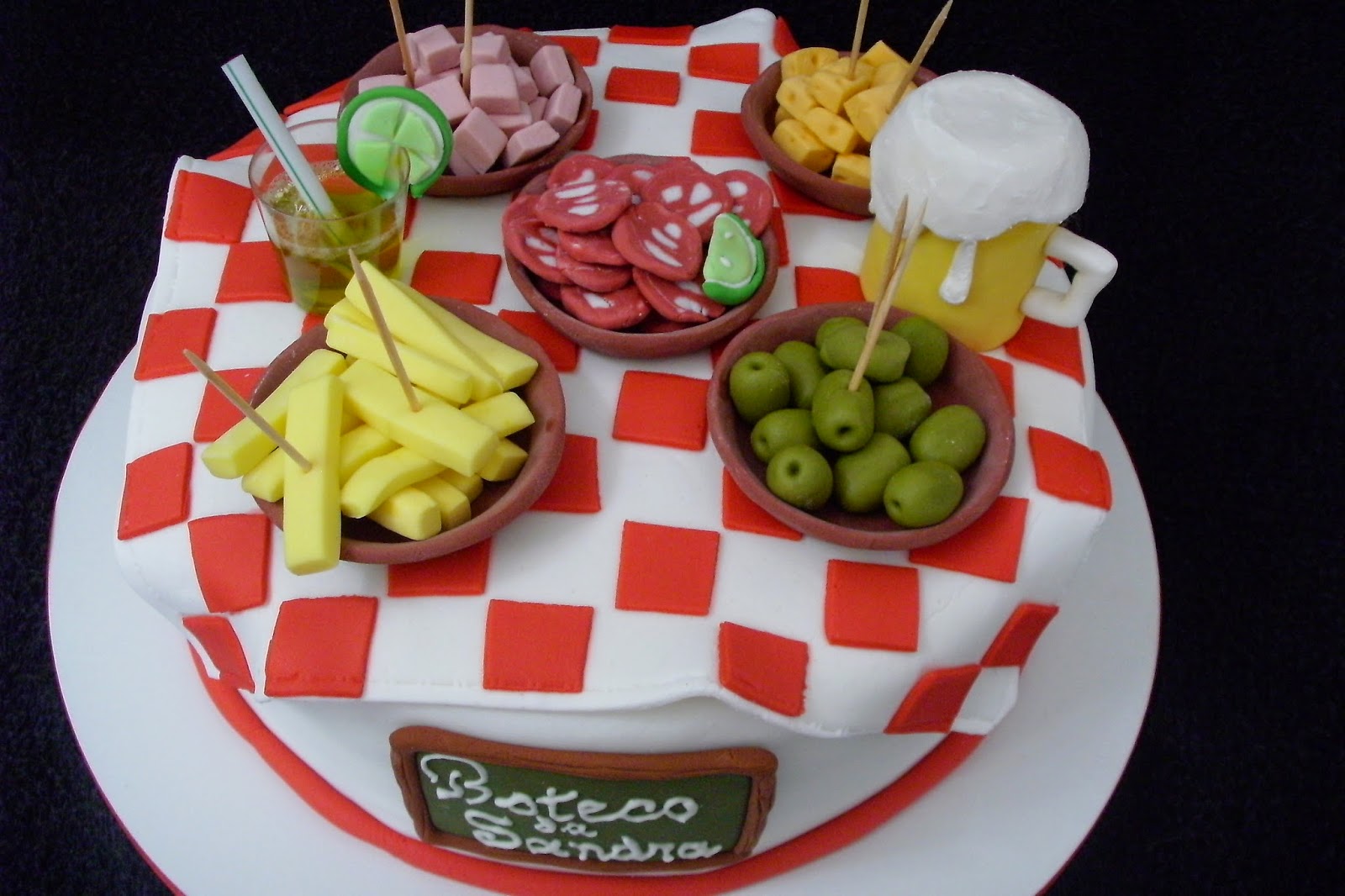 Make Cake Fabíola: Bolo Comida de Boteco