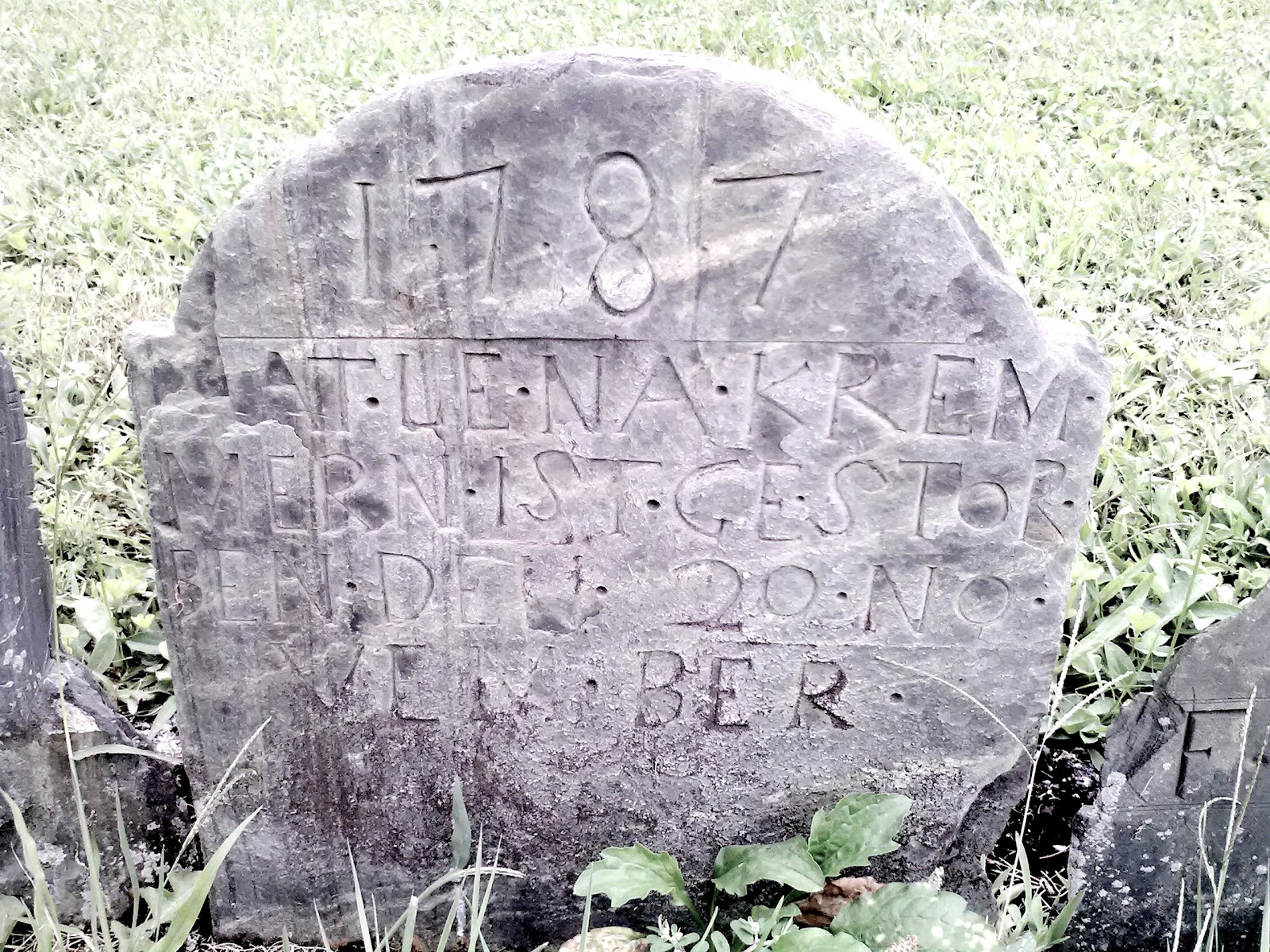 Pratie Place: Pennsylvania Dutch slate tombstones in York, PA