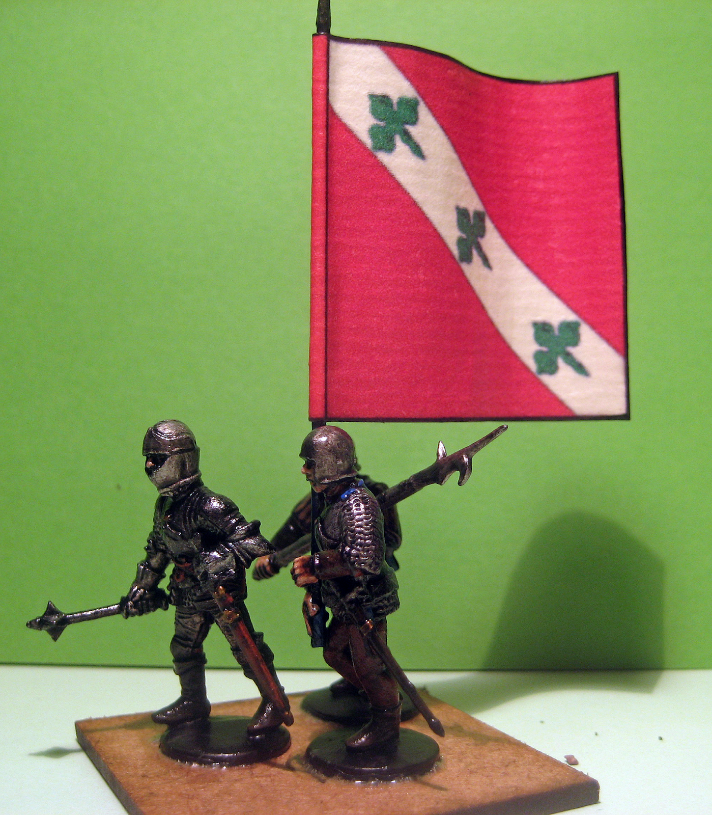 The Tabletop General: Making Flags for my Wars of the Roses Lancastrians.