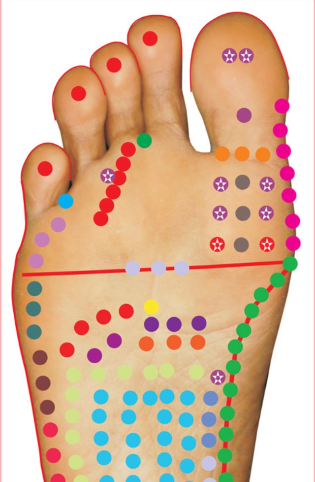 Interactive foot maps
