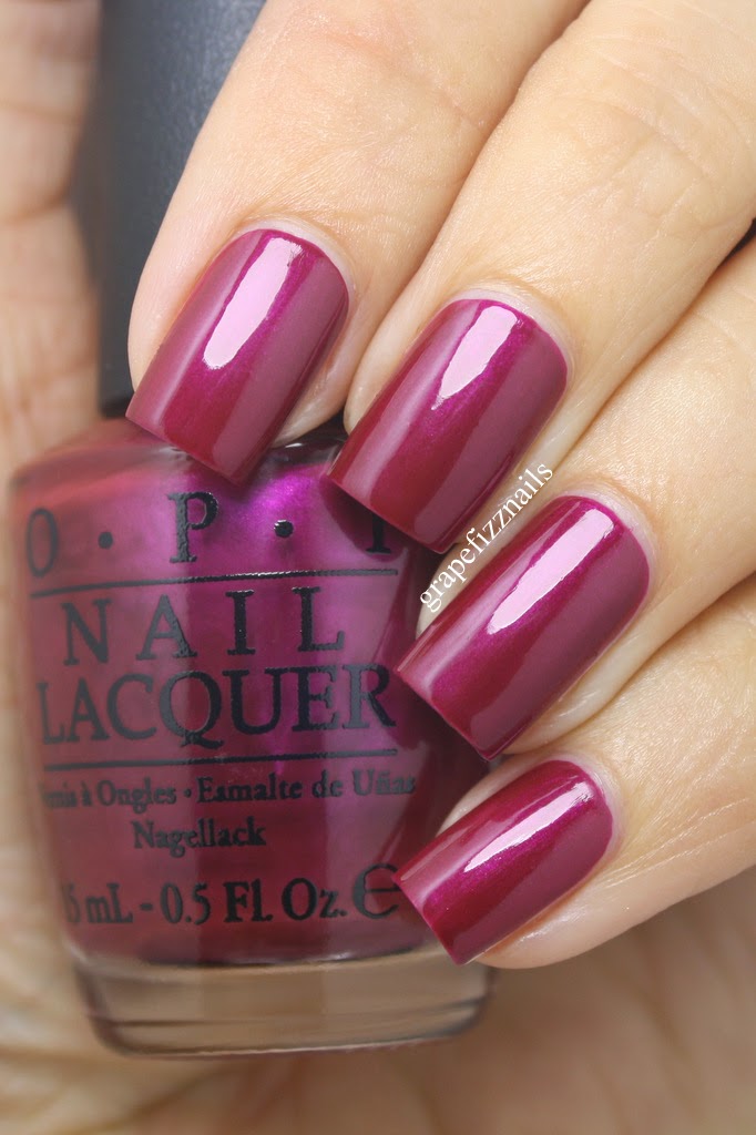 Grape Fizz Nails: New OPI Nordic Collection for Fall/Winter 2014