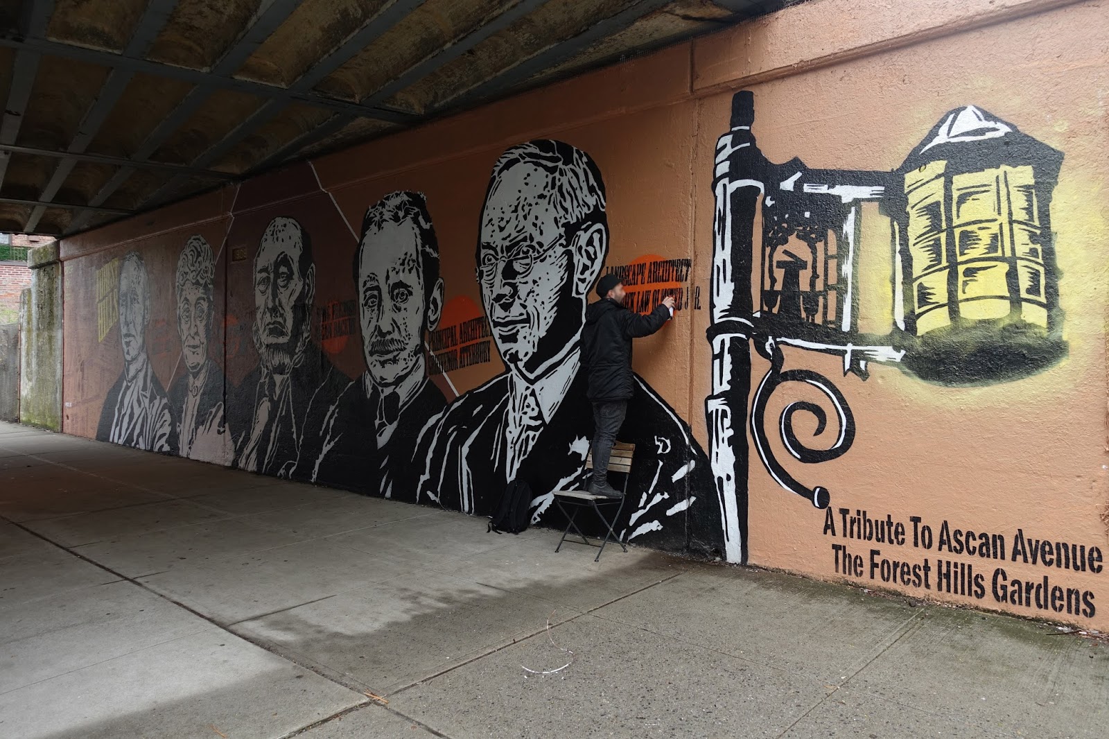 Rego-Forest Preservation Council: Forest Hills History Mural Embraced ...
