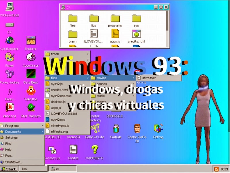 Un informático en el lado del mal: Windows 93: Windows, drogas y chicas ...