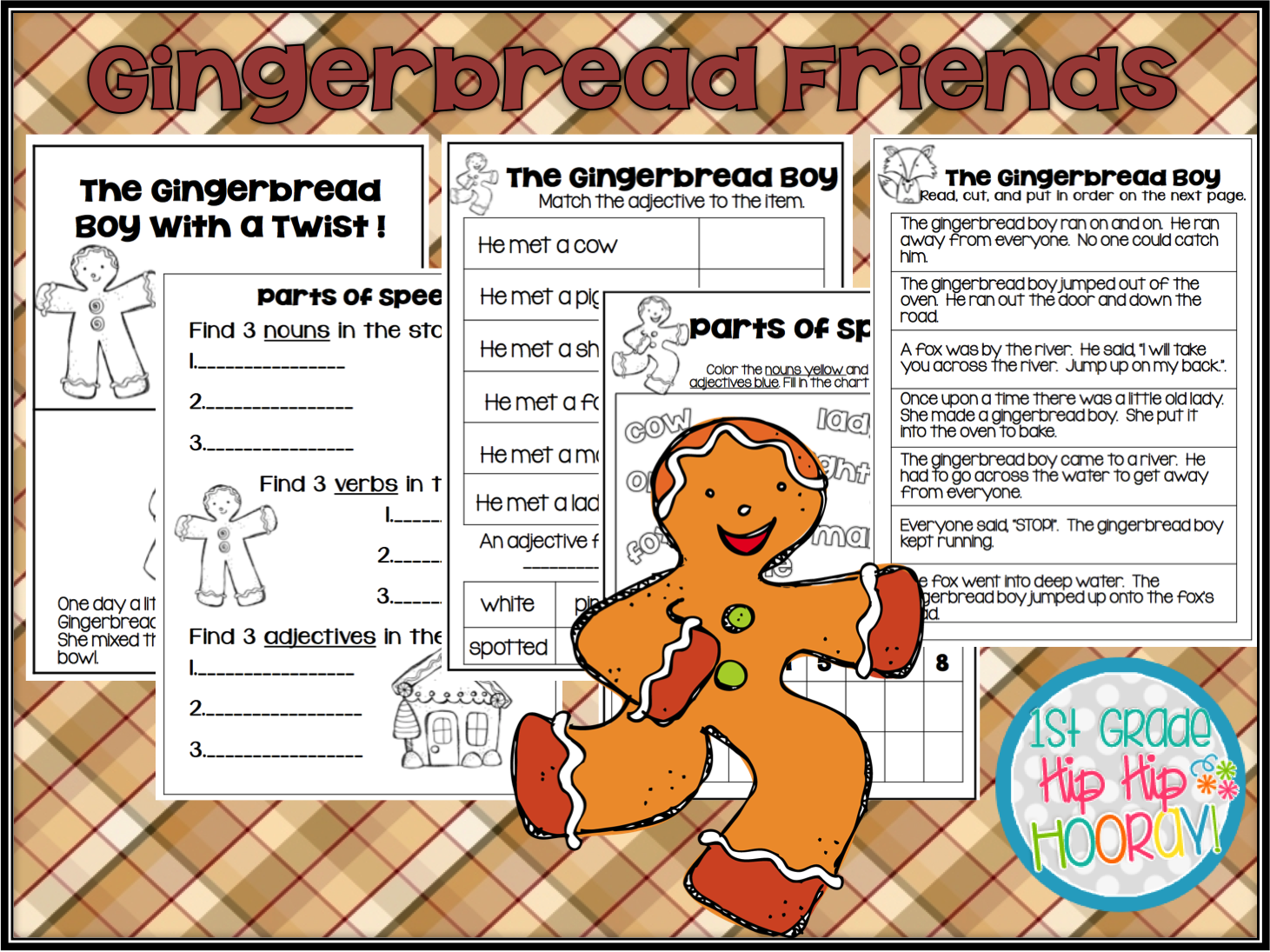 1st Grade Hip Hip Hooray!: Fun with Gingerbread