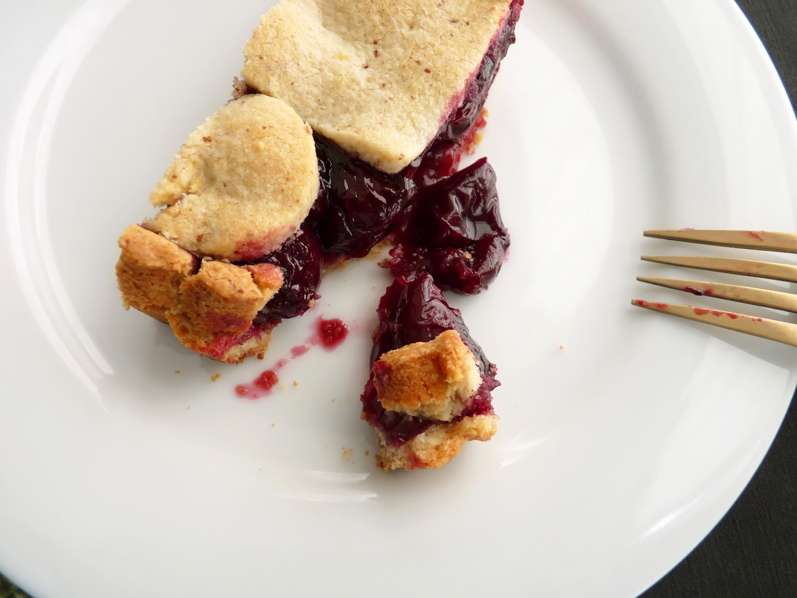 :pastry studio: Cherry Almond Sablé Tart