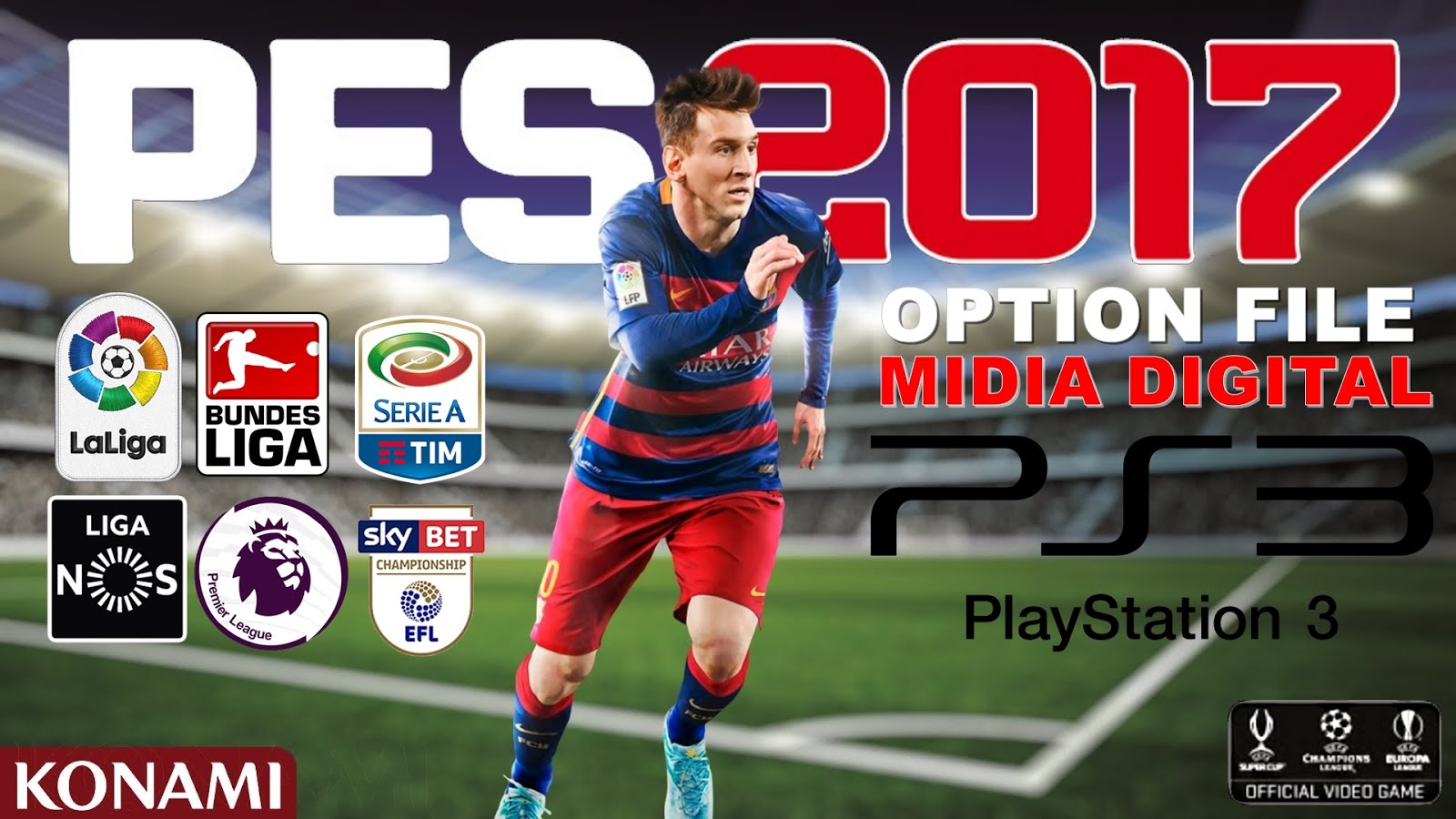 OPTION FILE PS3 PES 2017