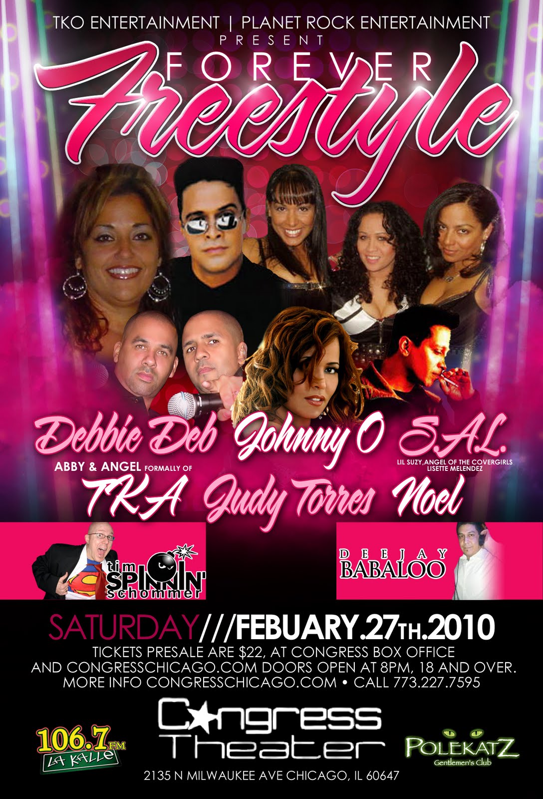 FREESTYLE BOOKINGS 704-226-8900: FREESTYLE / LATIN HIP HOP CONCERT