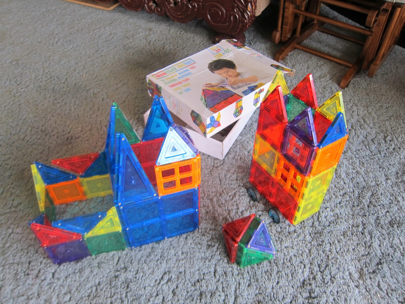 Bluntly Reviewed: Mega Magnetic Tile Review Series: Brain Power MagTiles