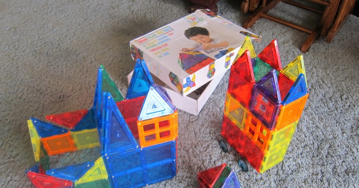 Bluntly Reviewed: Mega Magnetic Tile Review Series: Brain Power MagTiles