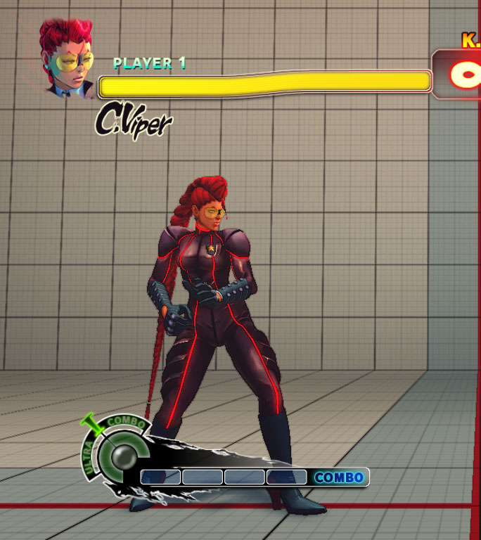 Super Street Fighter IV Arcade Edition Costumes: Crimson Viper's Costumes
