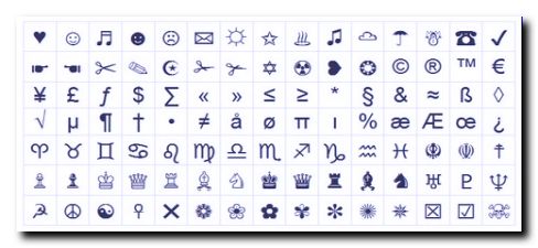 février 2013 ~ Symbole Facebook , caractères spéciaux , textart