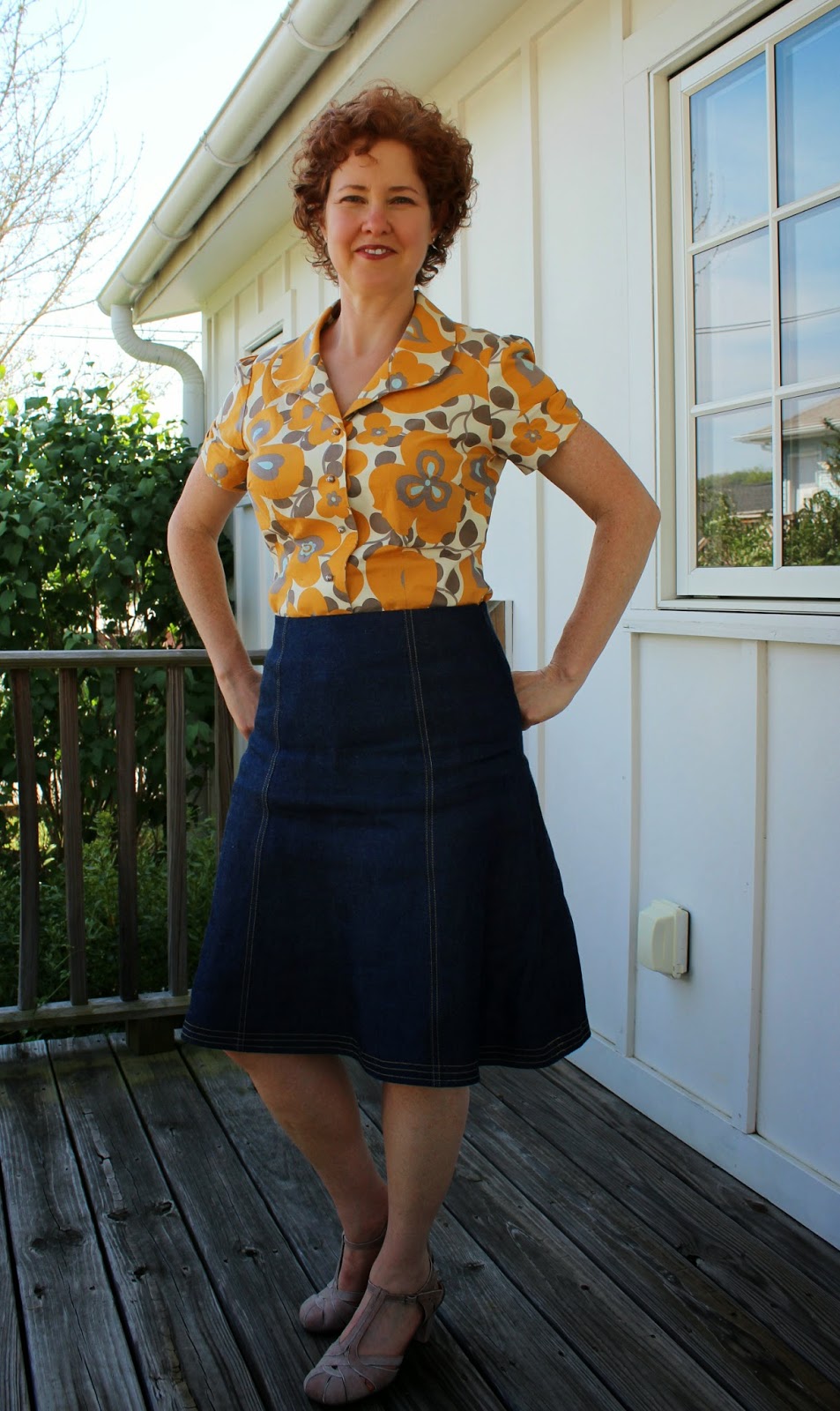 A Sewing Life: Sometimes Simpler is Better: Simplicity 5914 Skirt