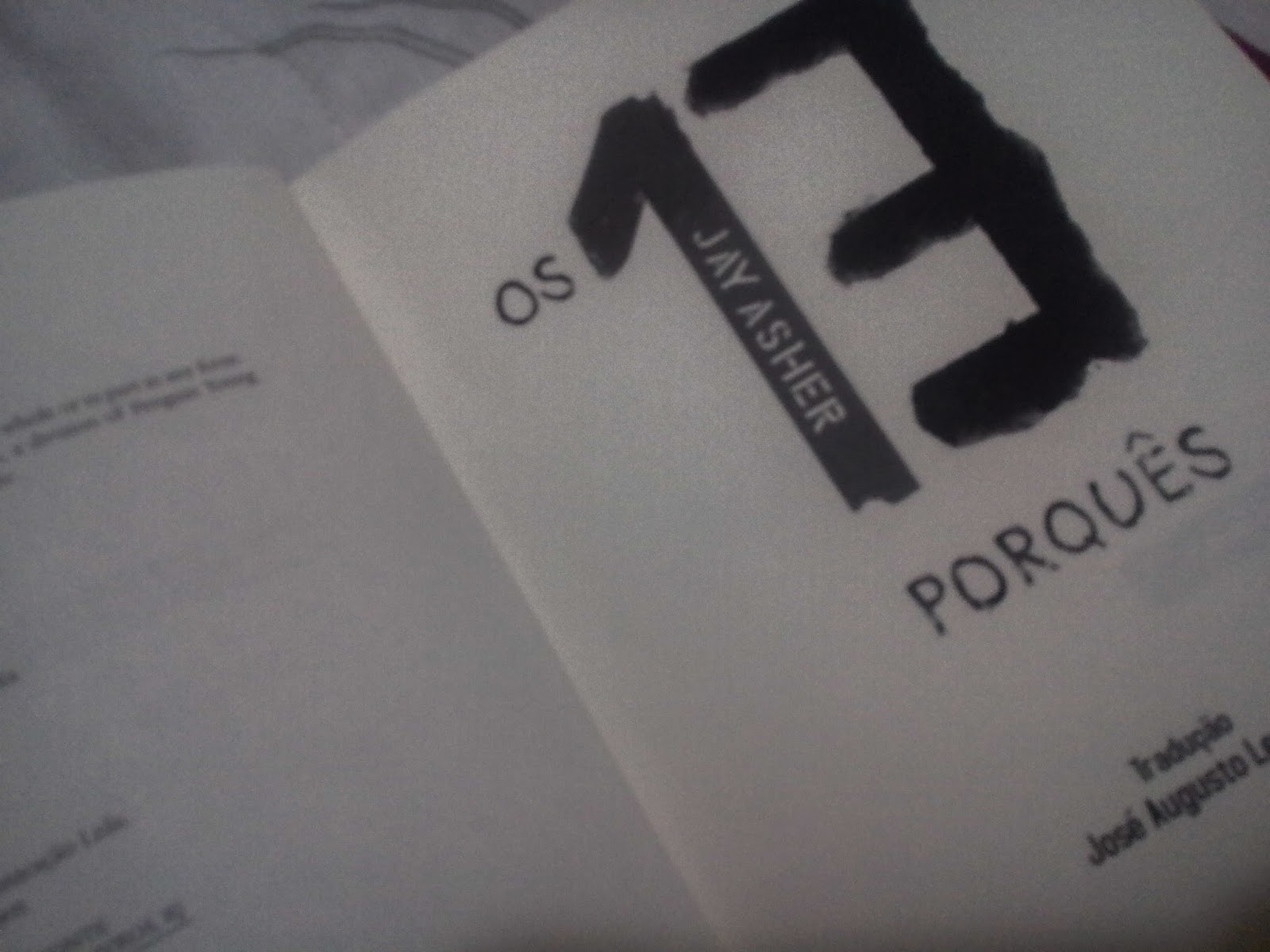 Os Treze Porquês Resumo - LIBRAIN