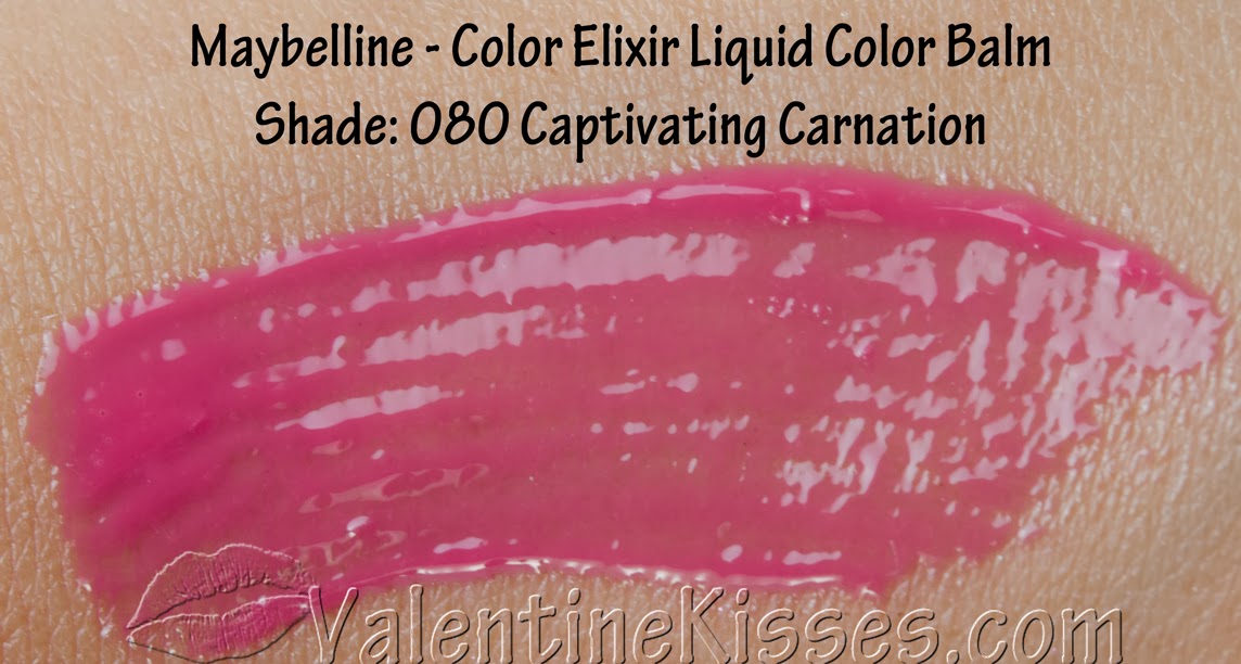 Valentine Kisses: Maybelline Color Elixir Liquid Color Balm - 6 shades ...