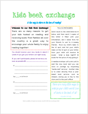 Happy Homemaker Me: Kids Book Exchange