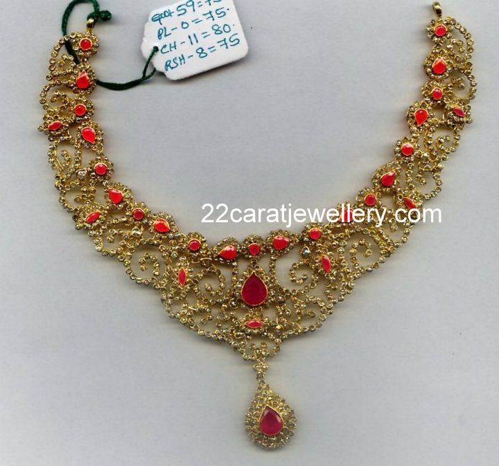 Traditional Uncut Long Chains ( 60 gms) - Jewellery Designs