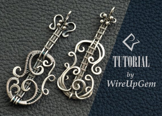 Musical Instrument Inspired Wire Wrapped Pendants and Tutorials by ...