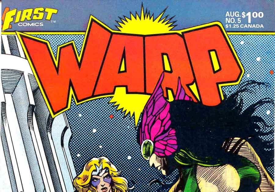 Warp #5 - Frank Brunner art & cover - Pencil Ink