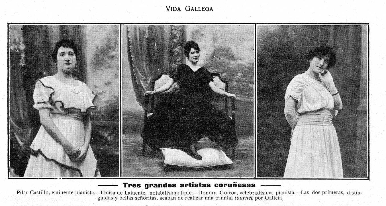 Pilar Castillo, pianista. Alguns apontamentos biográficos. I - PGL