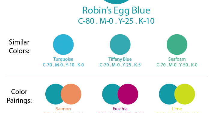 Ideas by Andrea: Color of the Week - Robin's Egg Blue
