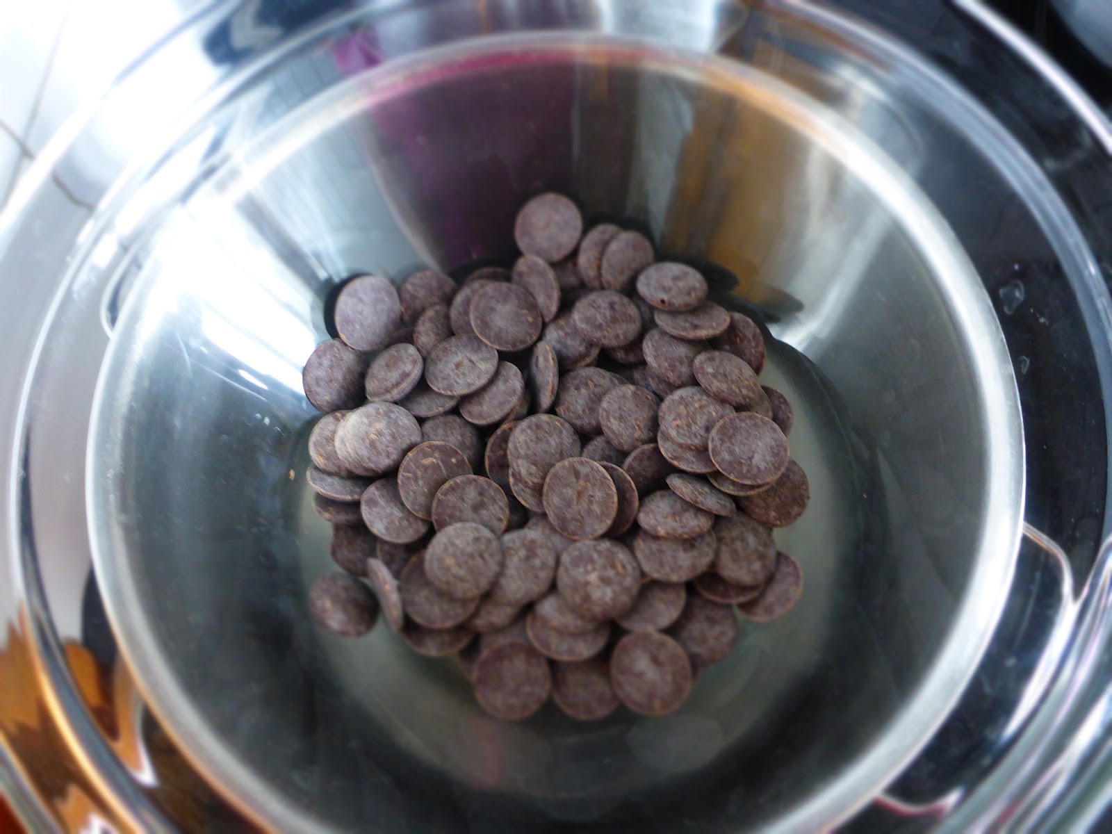 Chocolate tube dessert