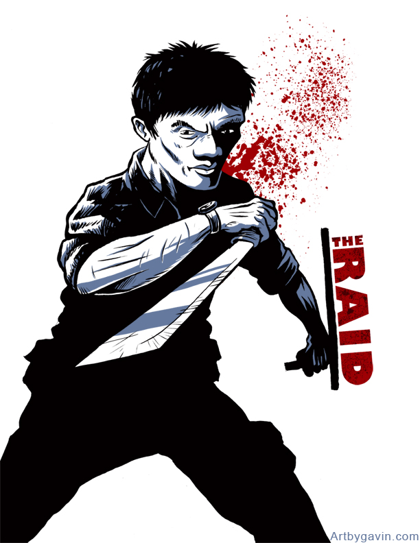 I SHOULD REALLY BE DRAWING: New Work - The Raid